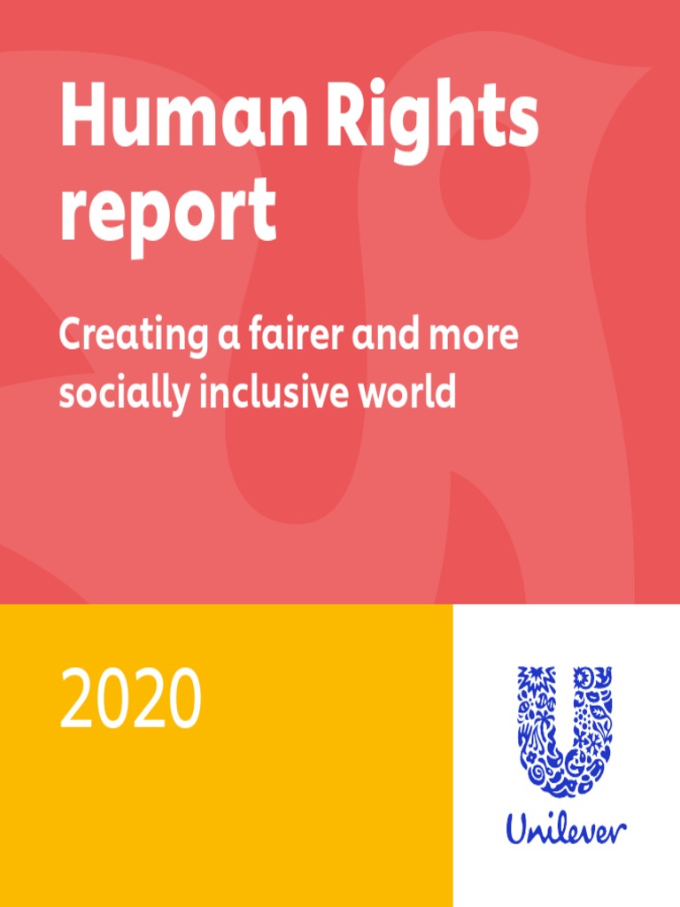 Unilever Human Rights Report 2020 | PDF | Living Wage | Sustainability