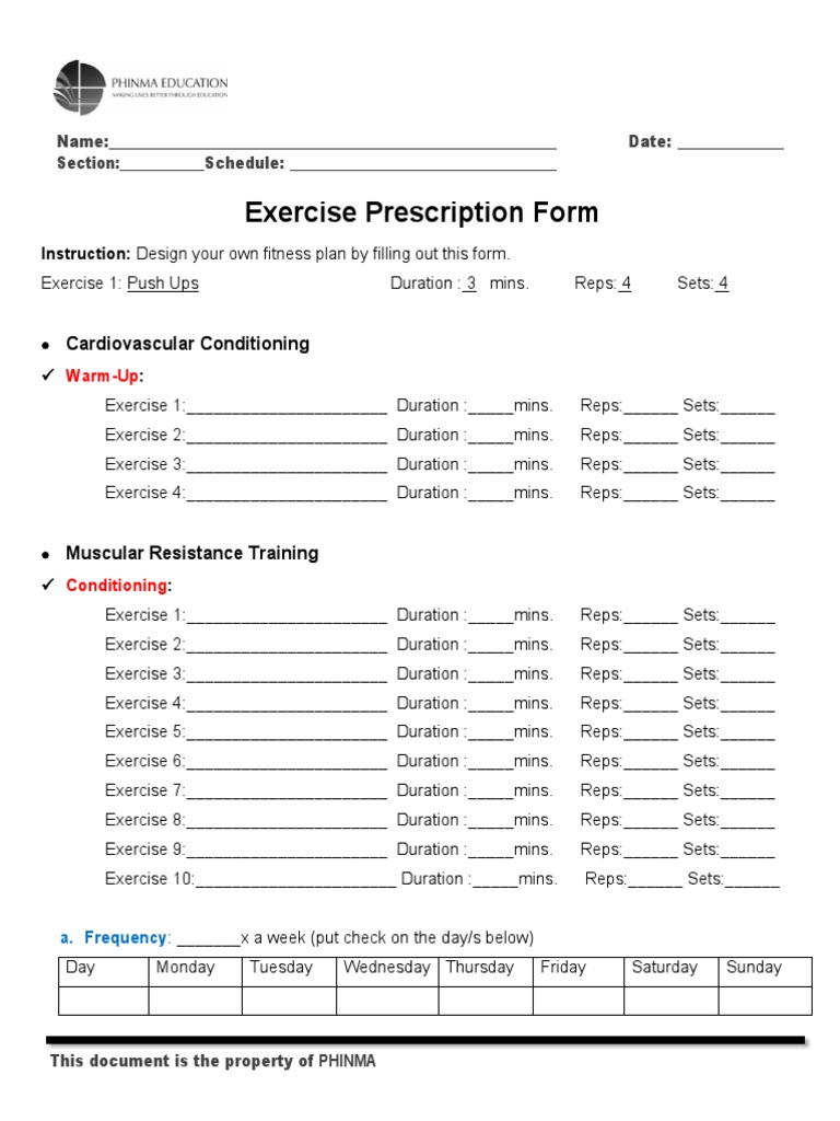 Module 3 Exercise Prescription | PDF | Strength Training | Physical Fitness