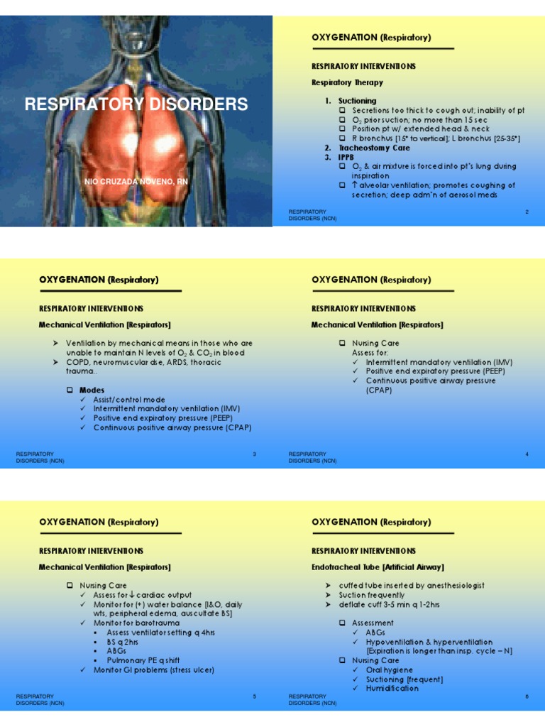 Medical Surgical Nursing Module 14 Pdf Respiratory System Lung