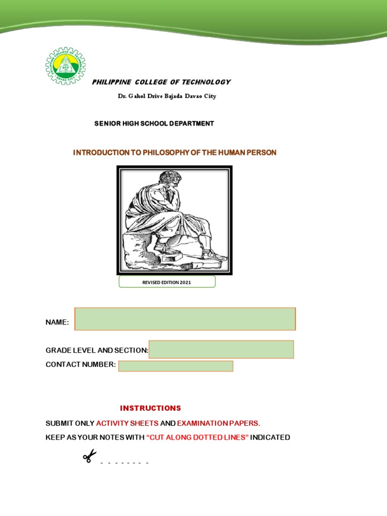 Intro. To Philo. Revised Coursepack | PDF | Metaphysics | Epistemology