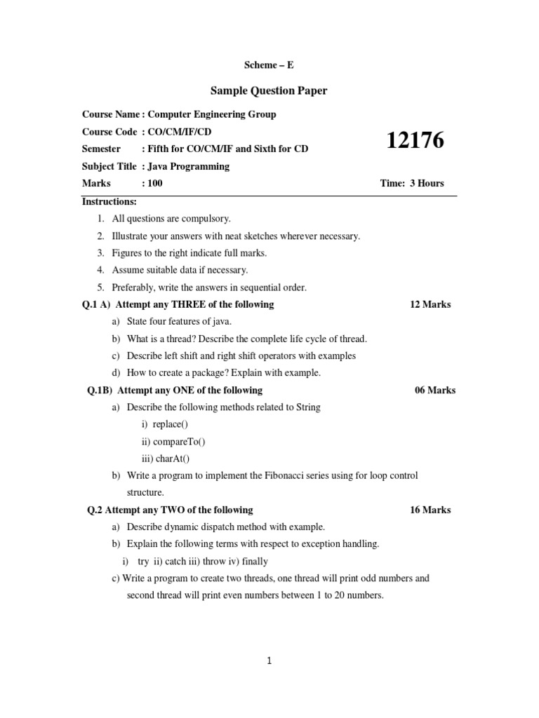 Java Programming Pdf Control Flow Java Programming Language 