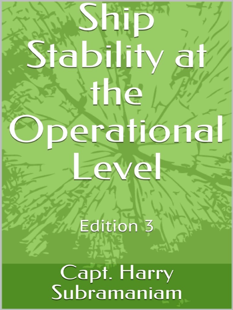 Ship Stability at The Operational Level Edition 2 (Nutshell Series Book 4) | PDF | Buoyancy ...