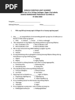 Filipino 11 Module 1 | PDF