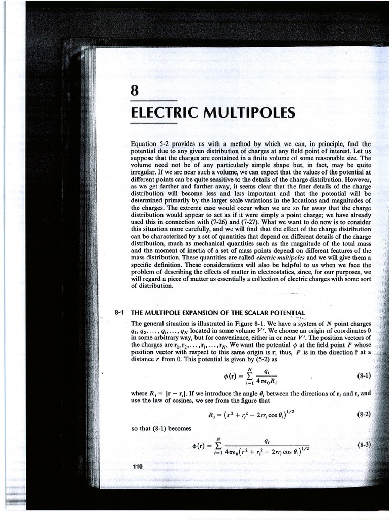 Electric Multipoles | PDF