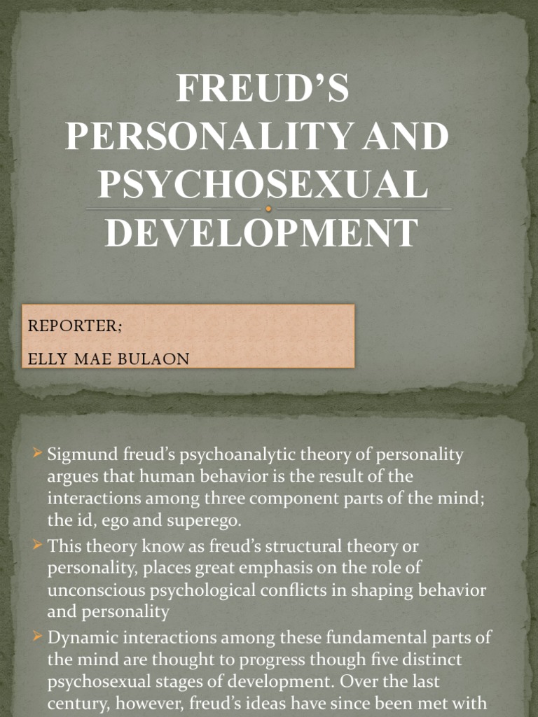 Freud's Psychosexual Theory | PDF | Id | Oedipus Complex