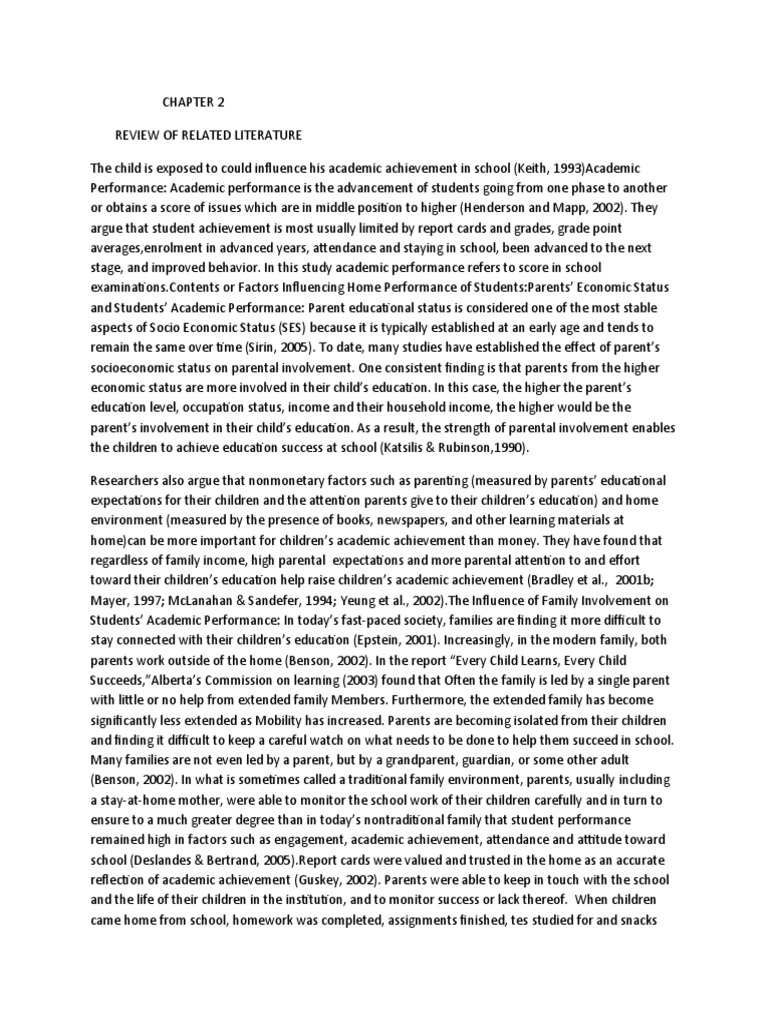 CHAPTER 2-WPS Office | PDF | Socioeconomic Status | Family