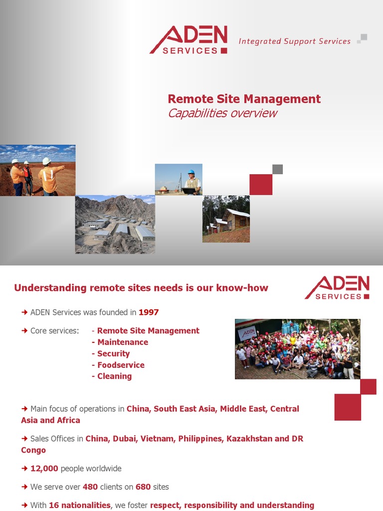 2011 ADEN Services Remote Site Management GB | Download Free PDF ...
