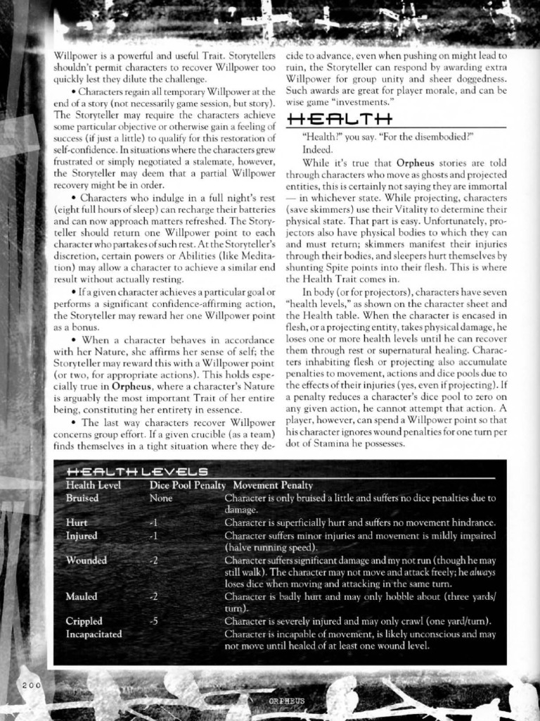 Orpheus Corebook 11 | PDF
