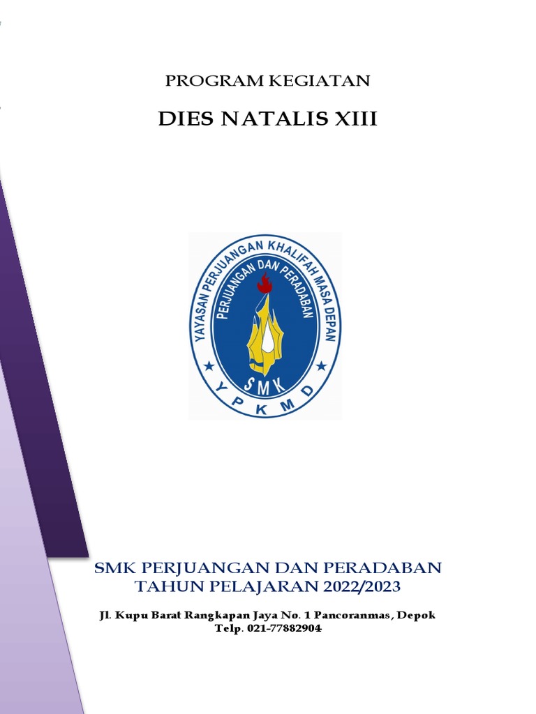 Program Dies Natalis 2022 | PDF | Perjalanan