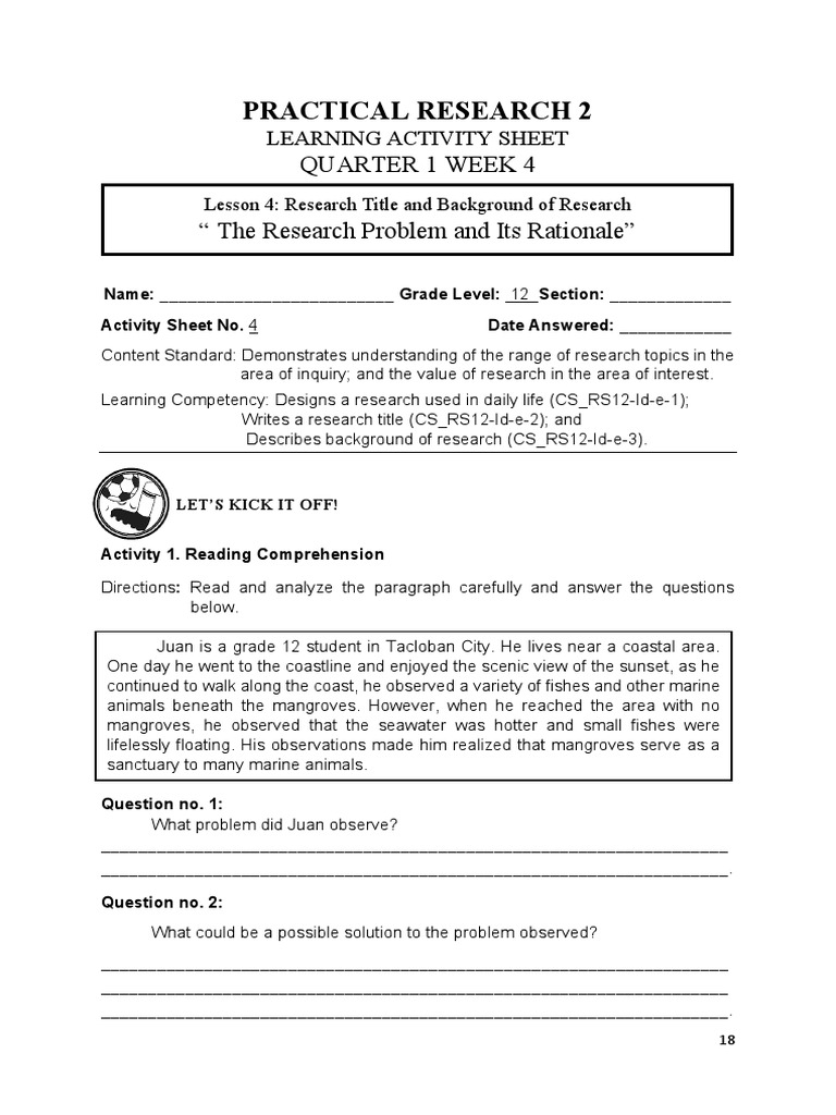 Quarter 4 Week 8: Practical Research 2 | Download Free PDF | Theory ...