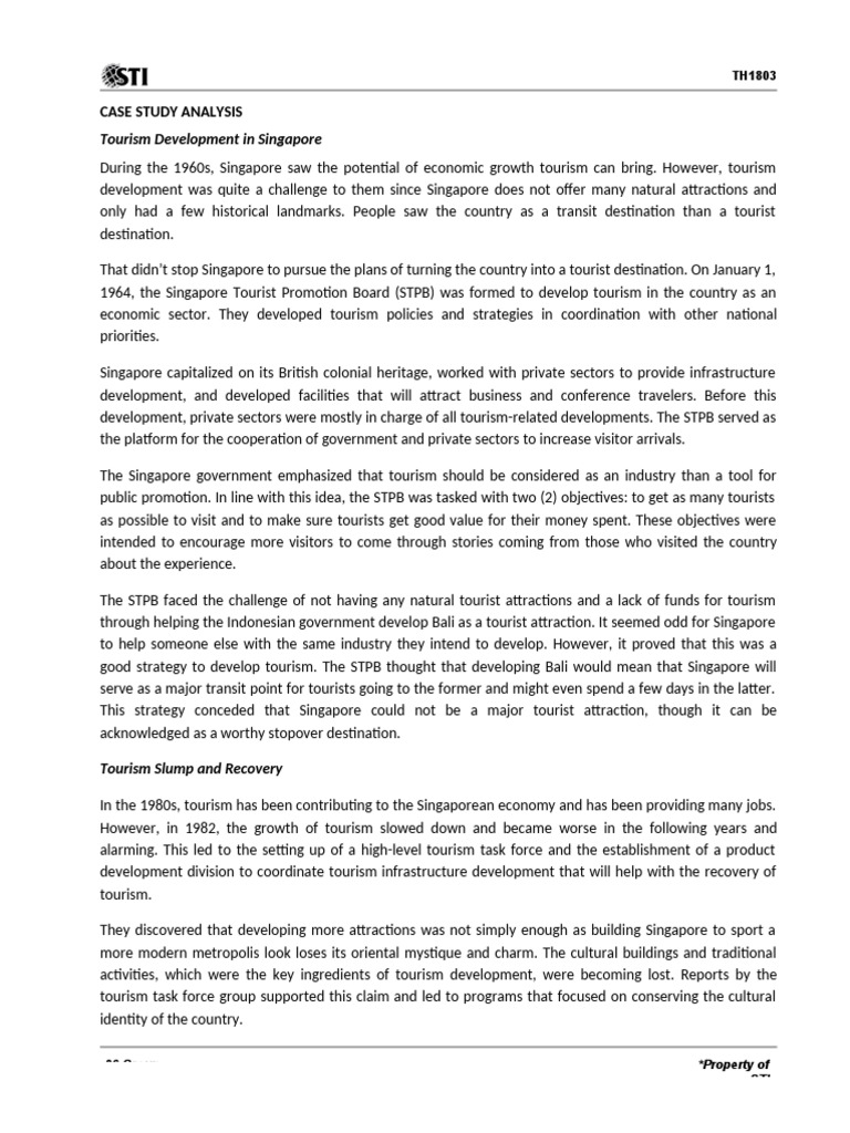 06 Activity 1 - ARG | PDF | Tourism | Singapore