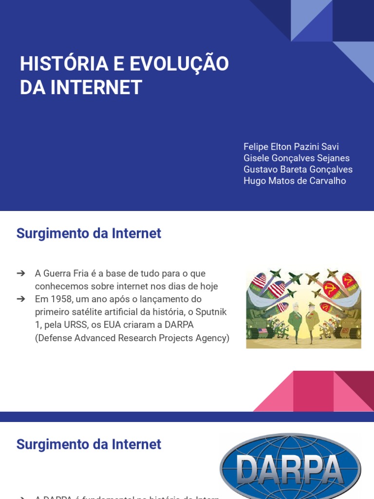 História e Evolução da Internet | PDF | Web 2.0 | Internet