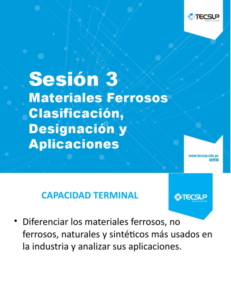 Sesión 3 - Material Ferroso II | PDF | Hierro fundido | Acero