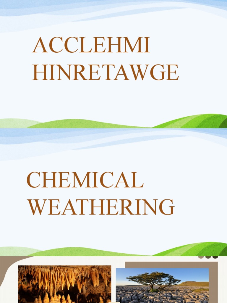 Chemical Weathering | PDF