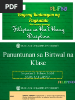 Mga Transitional Devices Sa Filipino | PDF