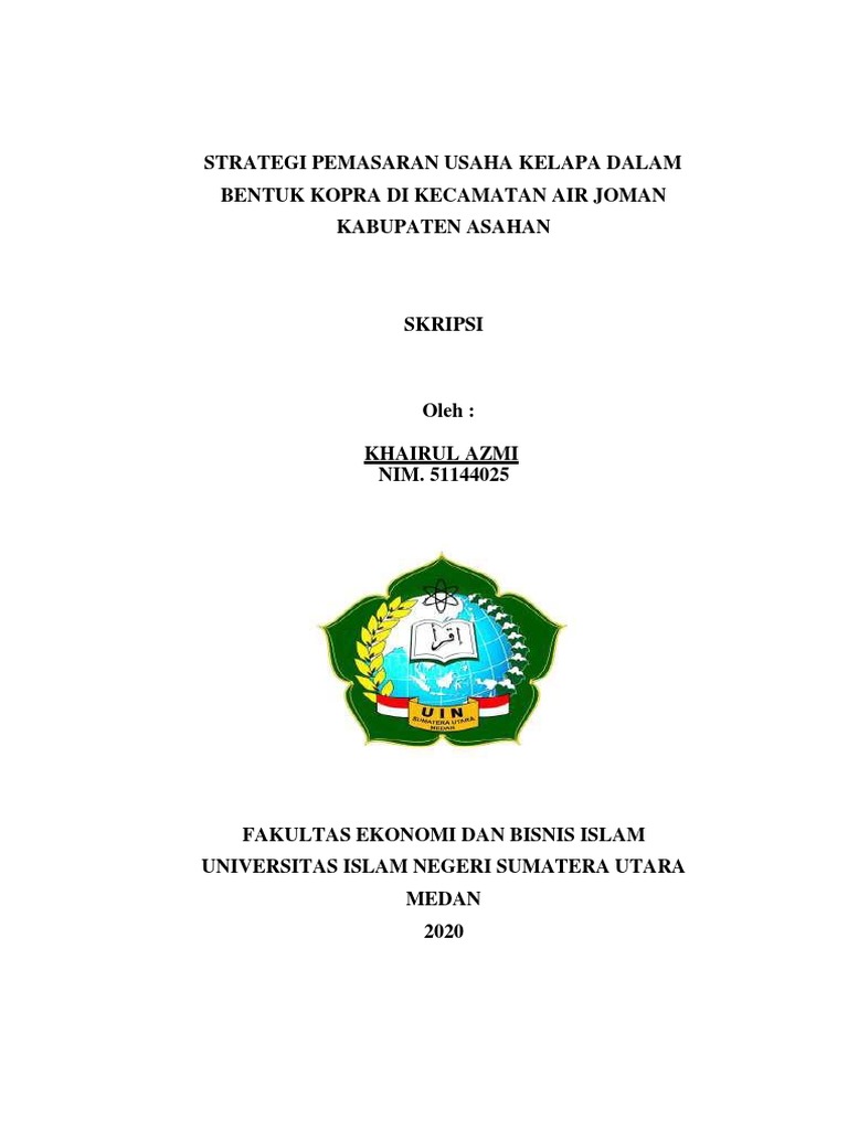 Skripsi Khairul Azmi | PDF | Bisnis