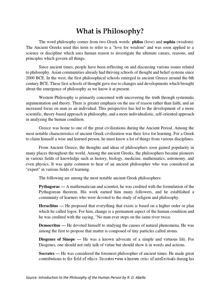 What Is Philosophy | PDF | Western Philosophy | Science