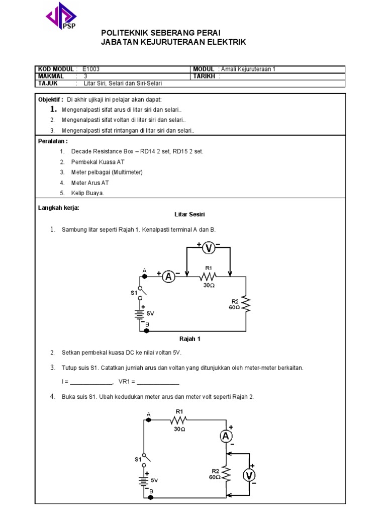 A2 - Litar Siri & Selari | PDF