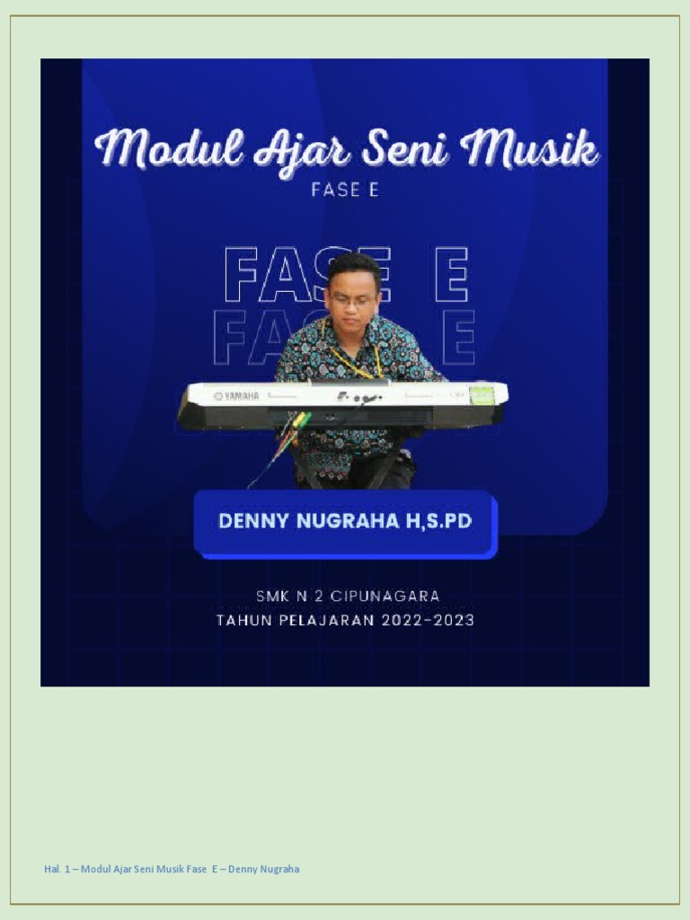 Modul Ajar Fase E Denny NH | PDF