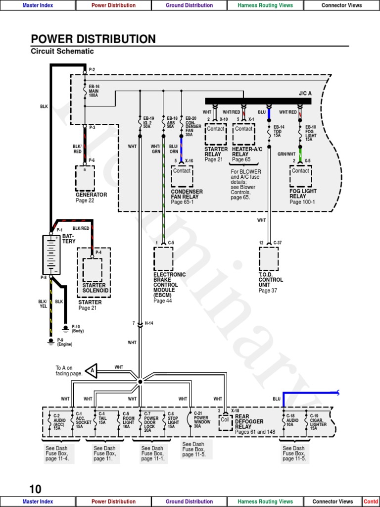 Isuzu Crosswind Fuse Box Diagram | PDF | Fuse (Electrical) | Relay