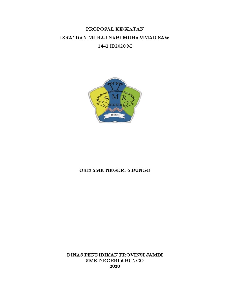 Proposal Kegiatan Osis | PDF