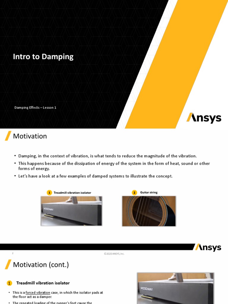 Lesson1 Intro To Damping | PDF | Damping | Nature