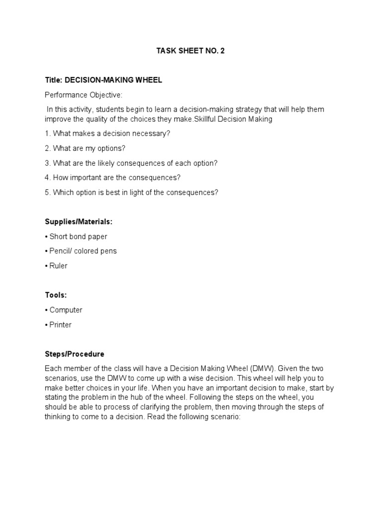 Task Sheet No.2 | PDF