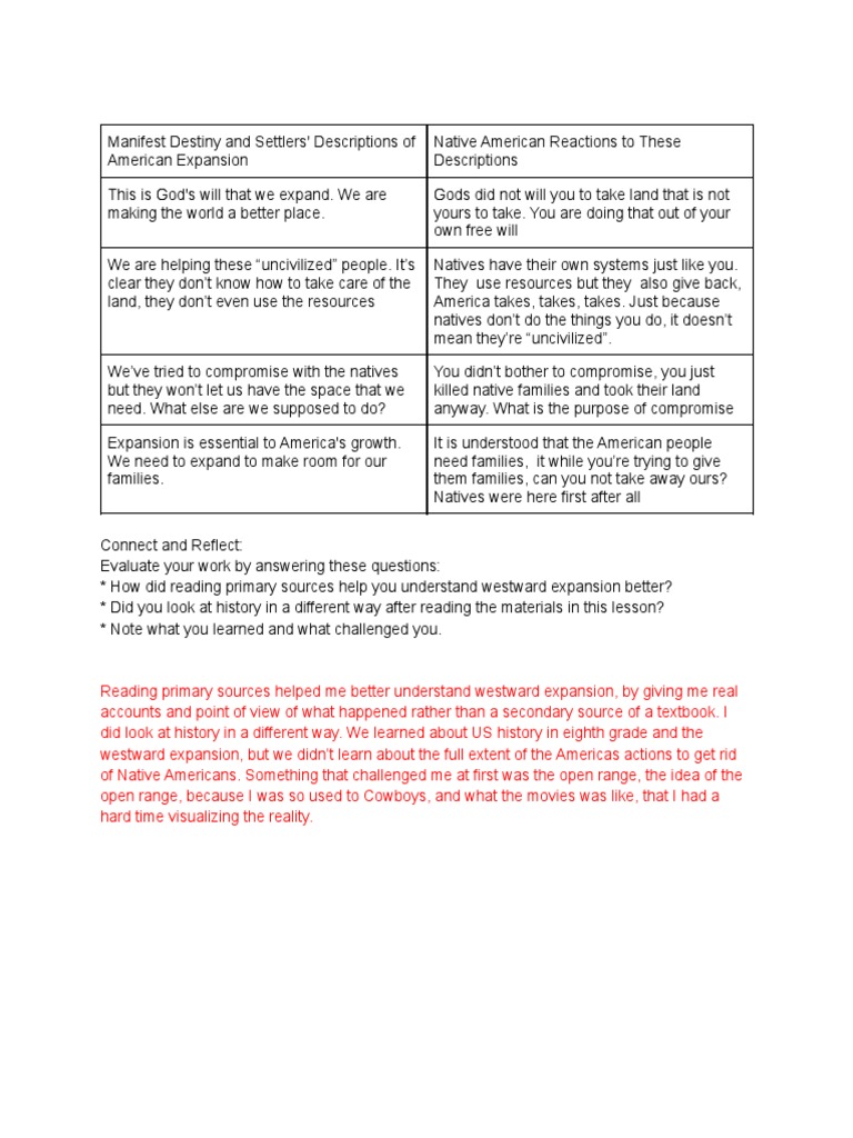 Westward Expansion | PDF