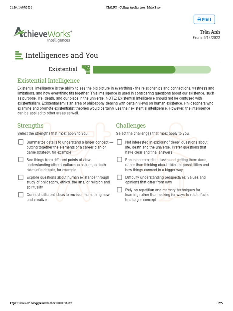 CIALFO - College Applications, Made Easy | PDF | Existentialism | Intelligence