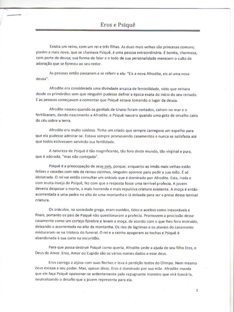 Eros e Psiquê | PDF