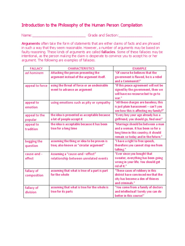 Fallacy | PDF | Fallacy | Argument