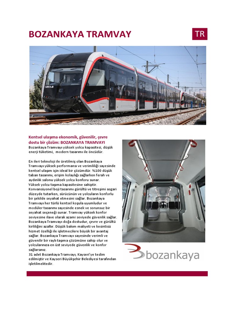 Bozankaya Tramvay TR | PDF
