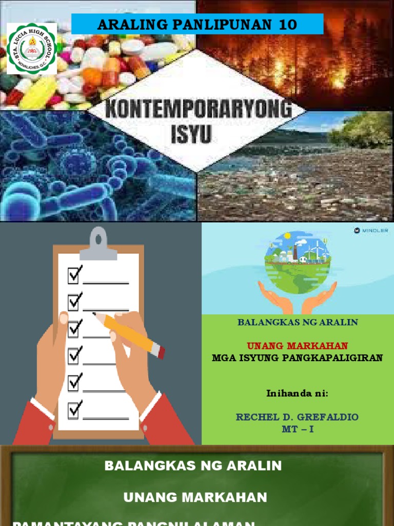 Balangkas NG Aralin Unang Markahan | PDF