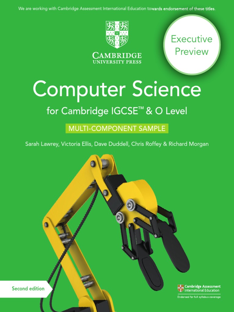 Cambridge IGCSE Computer Science Executive Preview | PDF | Computer Data Storage | Data