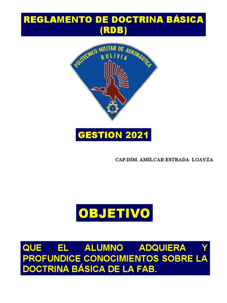 RDB Doctrina Basica Temas I Ii y Iii | PDF | Estado (política) | Ciencia militar