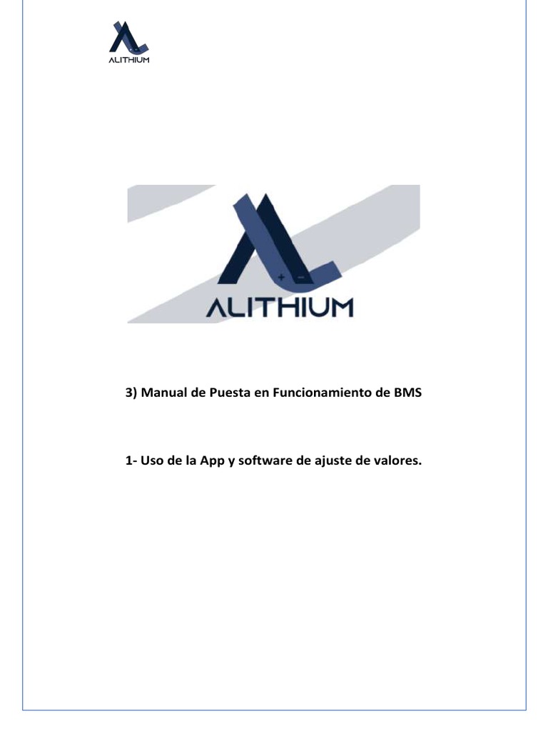 Manual BMS AplicacionMovil | PDF | Aplicación movil | Bluetooth
