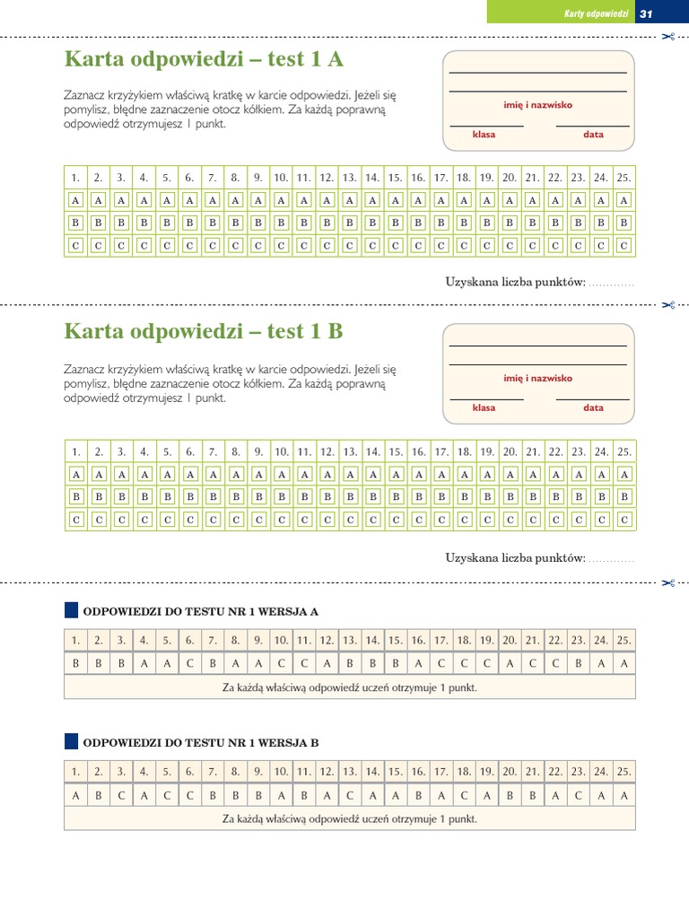 Karta Odpowiedzi Do Testu Na Karte Rowerowa NR 1 | PDF | Ajedrez Karta Odpowiedzi Do Testu Na Karte Rowerowa NR 1 | PDF | Ajedrez