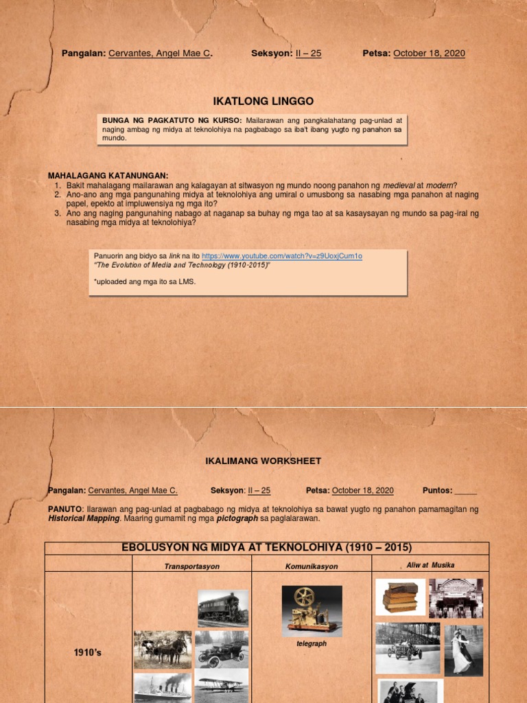 Ebolusyon NG Midya at Teknolohiya | PDF