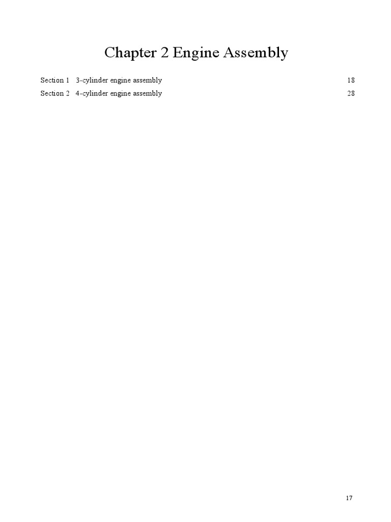 Three-Step Procedure for Removing and Installing a 3-Cylinder Engine ...