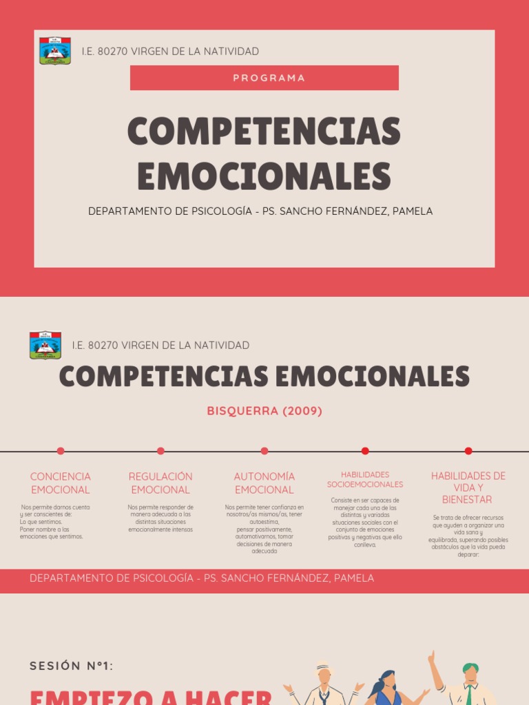 Competencia Emocional 1 - Conciencia Emocional | PDF | Las emociones ...