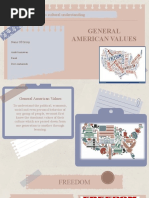Six Basic American Cultural Values | PDF | Social Equality | American Dream