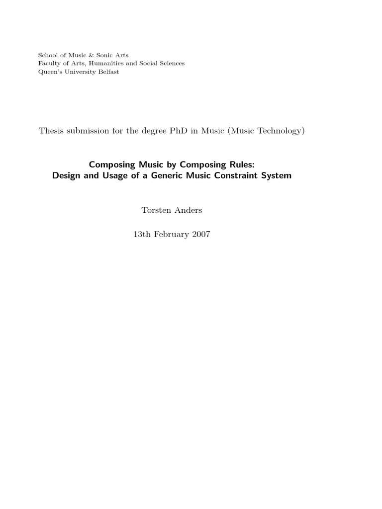 Composing Music by Composing Rules - Generic Music Constraint System ...