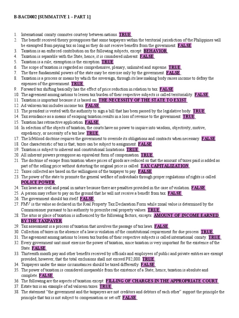Tax Sa1 | PDF | Taxes | Taxation In The United States