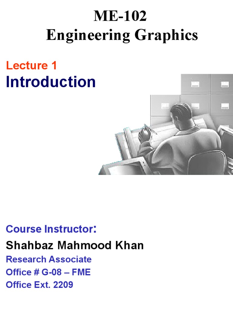 Lec 01 Introduction Pdf Drawing 