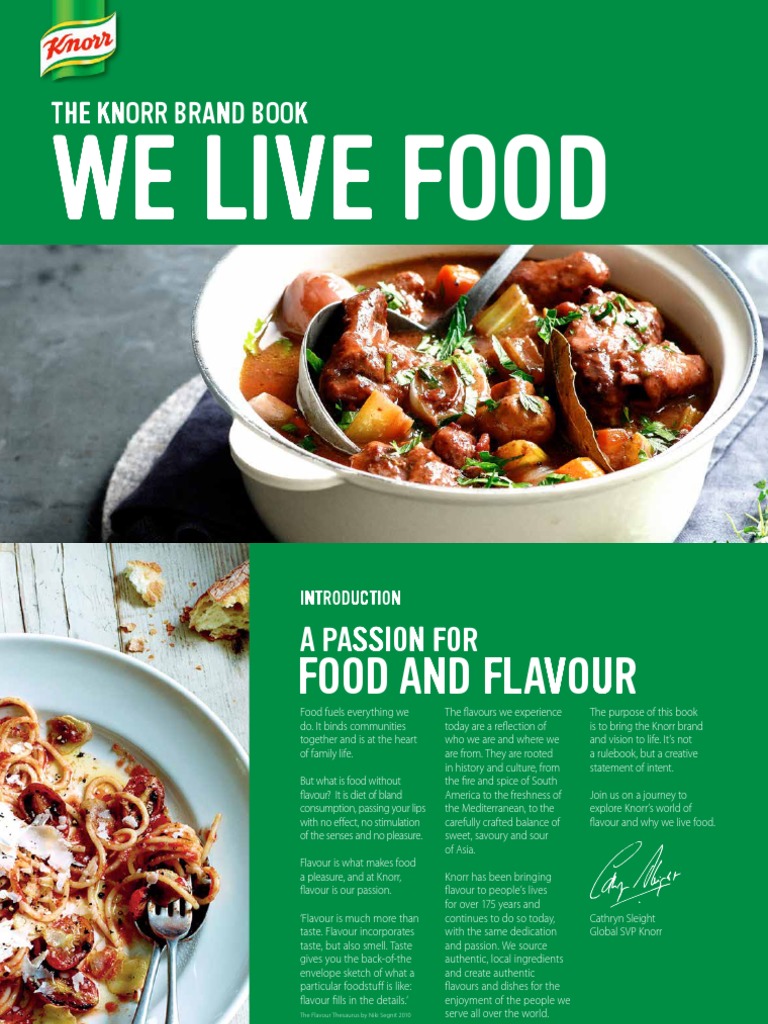 Knorr Brand Book | PDF | Foods | Brand