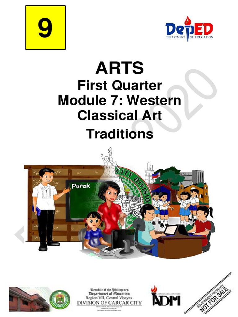 ARTS 9 Q1 MOD7 Western-Classical-Art-Traditions CC | PDF | Learning | Traditions