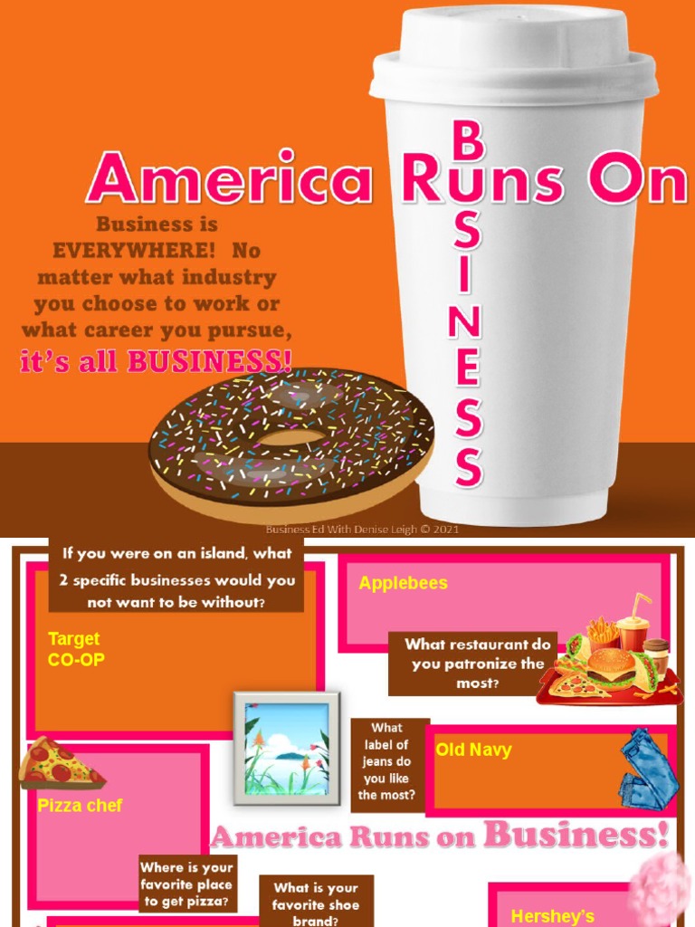 Madison Williams - America Runs On Business | PDF