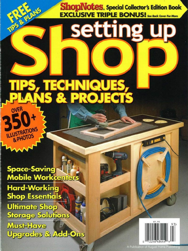 Setting Up Shop With Online Extras | PDF | Woodworking | Crafts