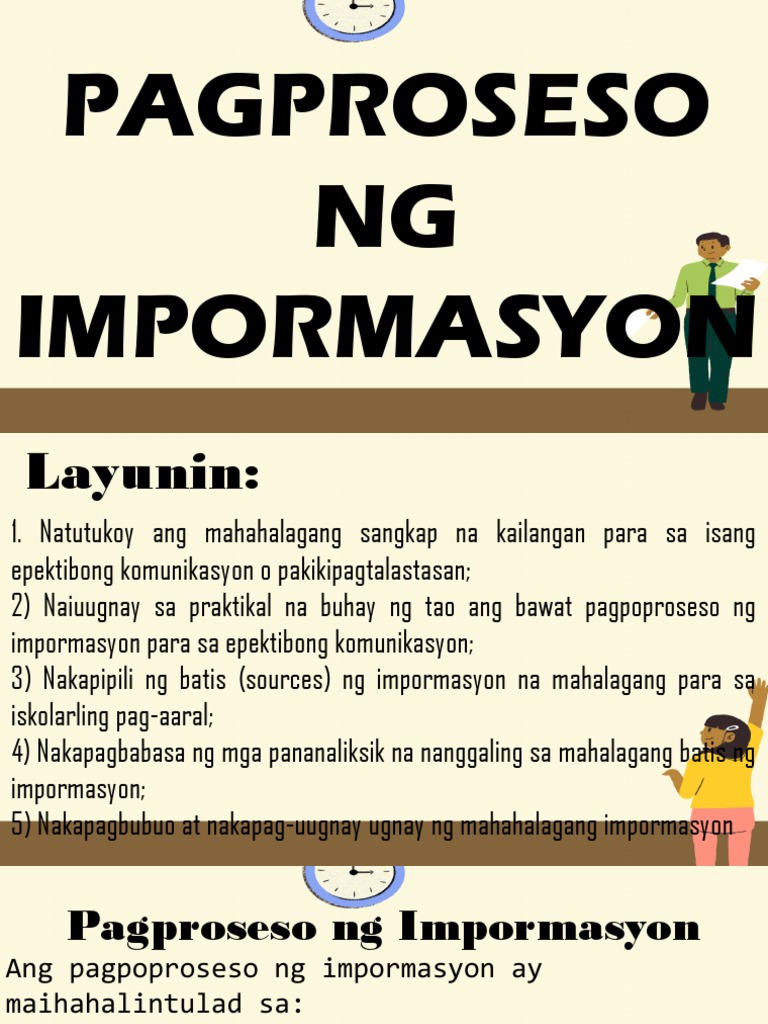 Pagproseso NG Impormasyon | PDF