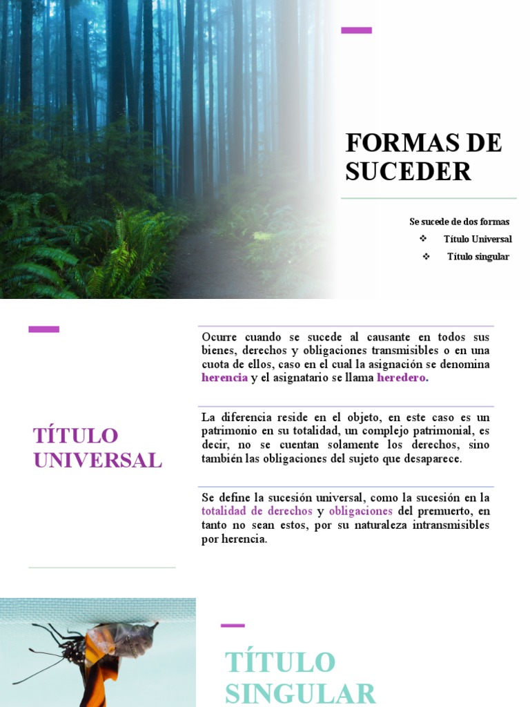 Formas de Suceder | PDF